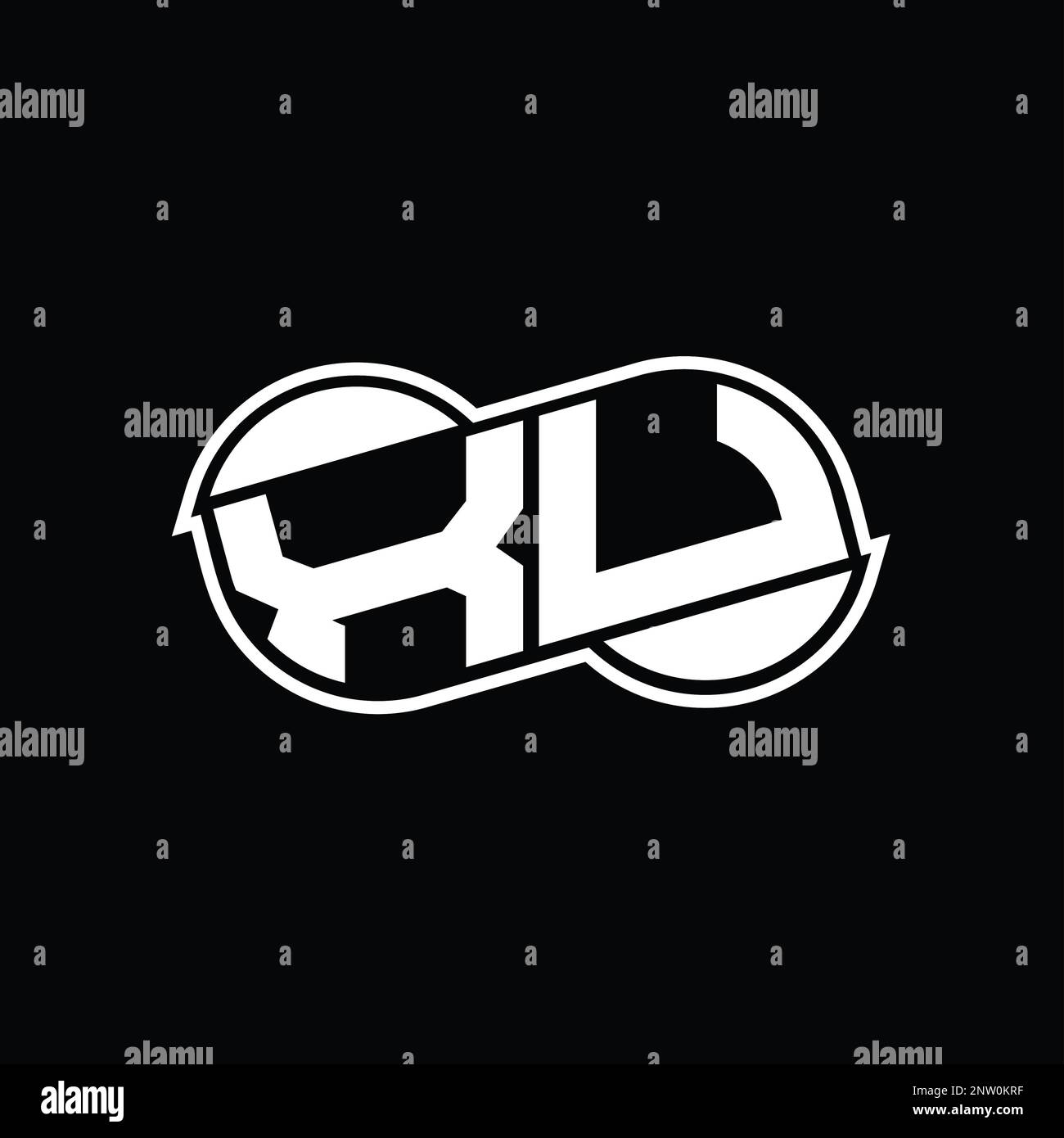 XU Logo monogram abstract infinity shape half round vector images ... XU Logo monogram abstract infinity shape half round vector images ...