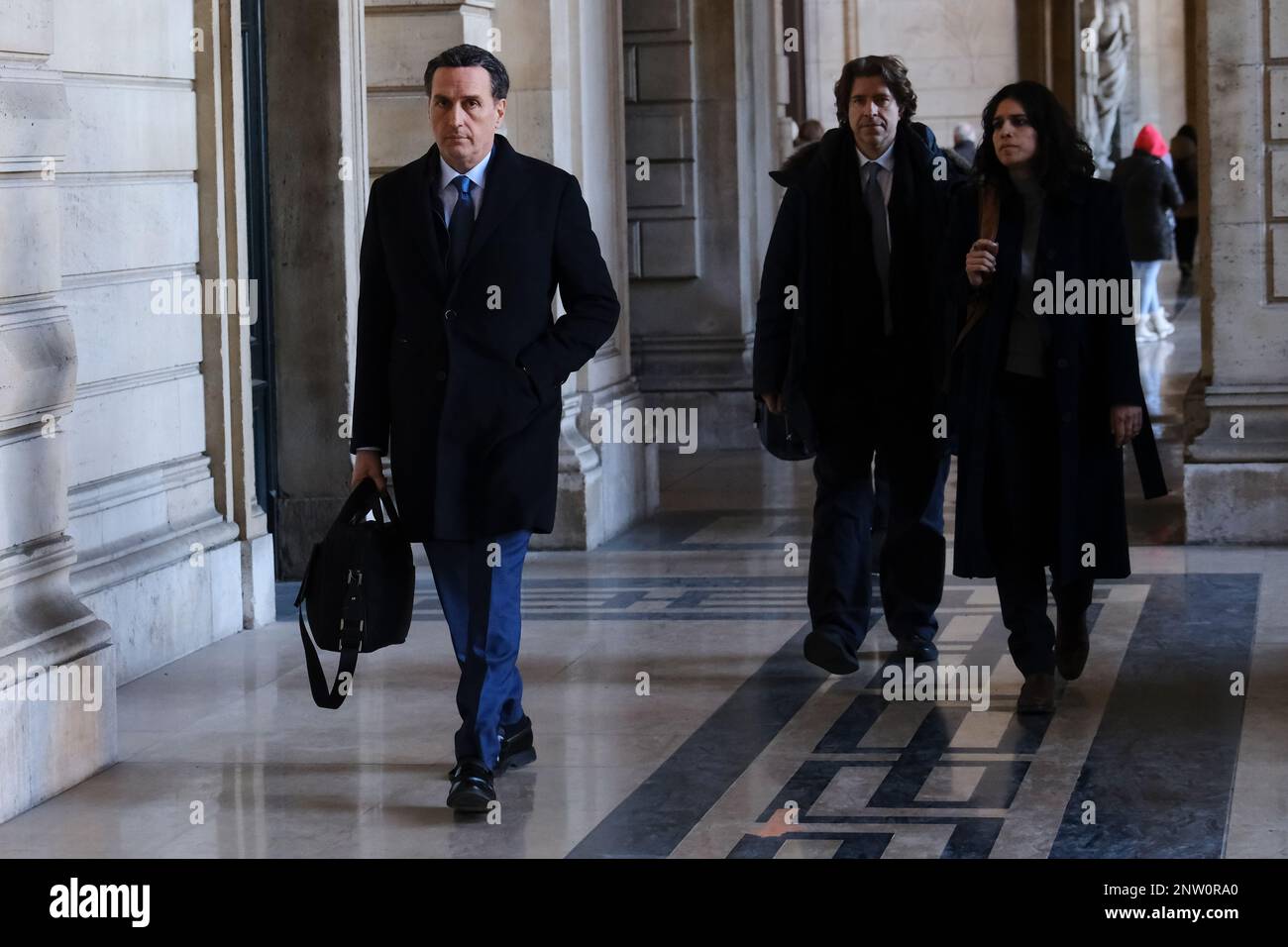 Brussels, Belgium. 28th Feb, 2023. Greek Lawyer of the former vice ...