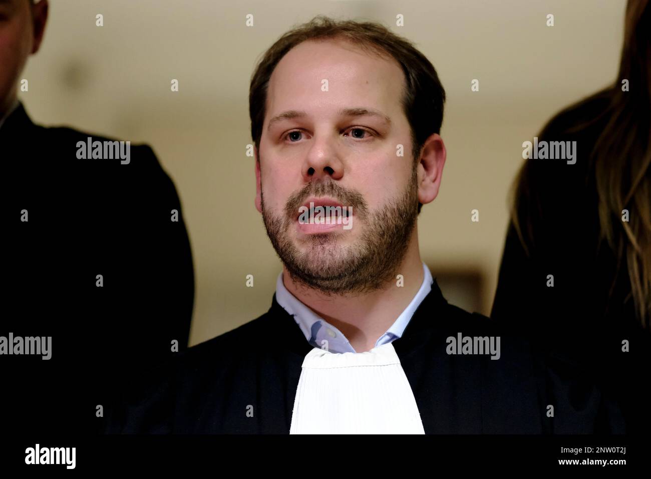 Brussels, Belgium. 28th Feb, 2023. Belgium Criminal lawyer Maxim Toller ...