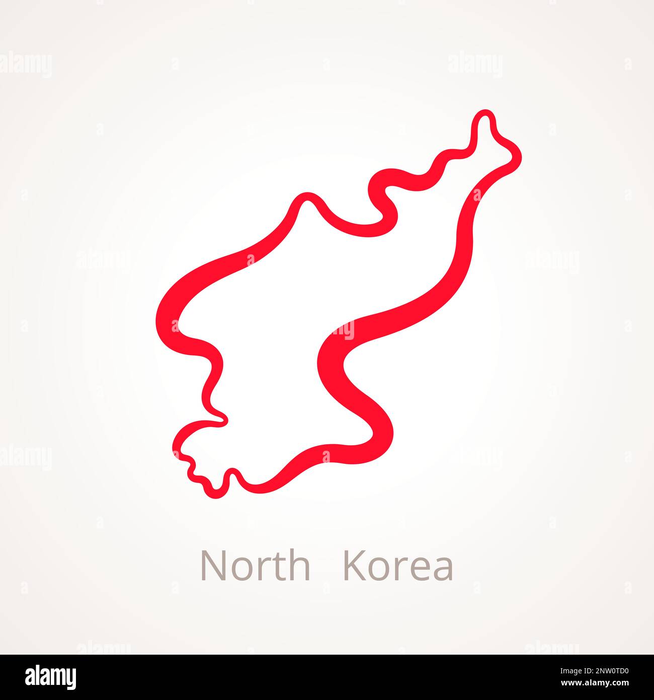 Border line korea Stock Vector Images - Alamy