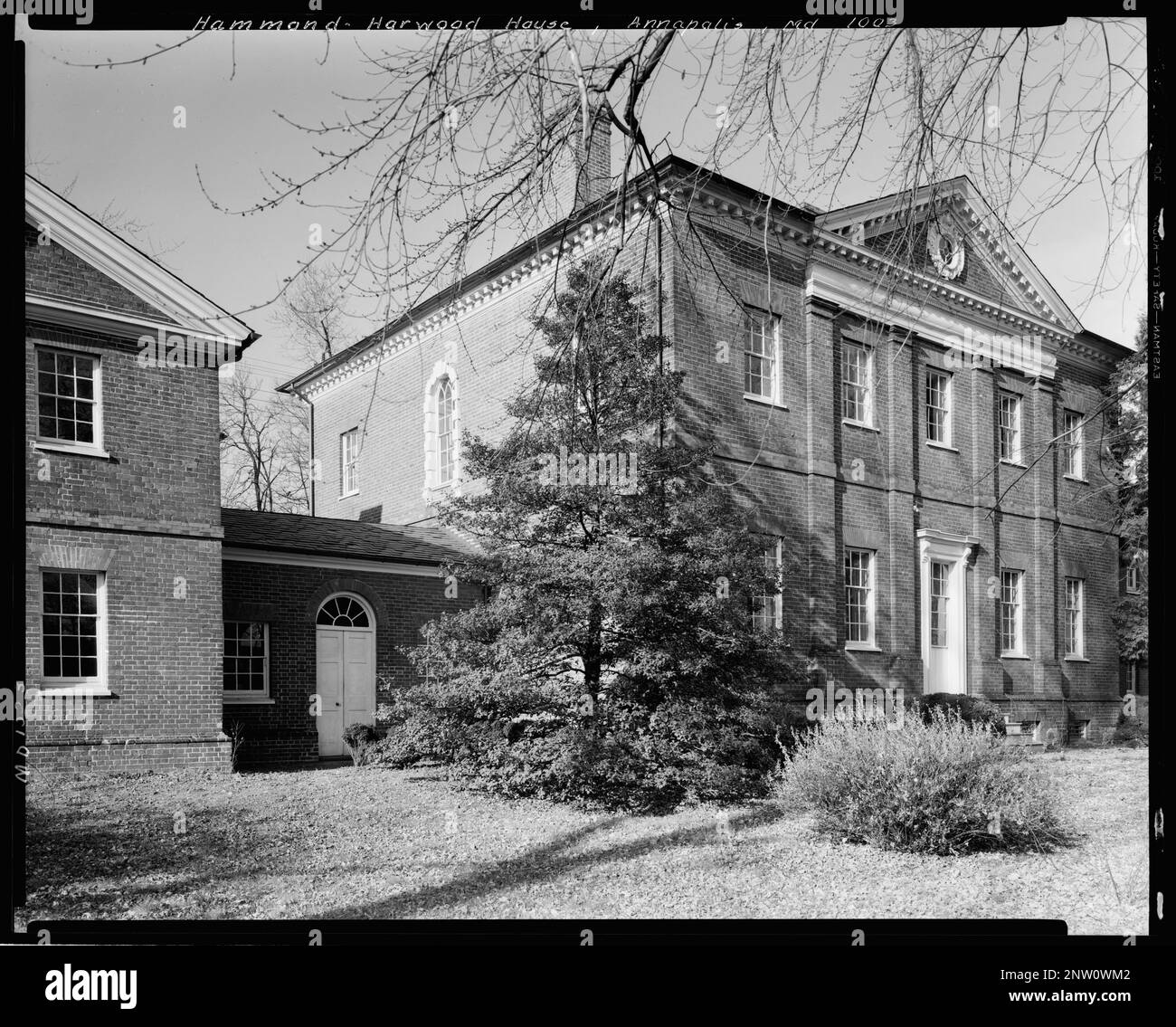 The Hammond Harwood House, Annapolis, Anne Arundel County, Maryland ...