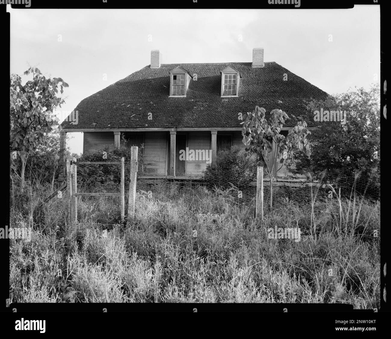 House, small, hipped roof, New Roads vic., Point Coupee Parish ...
