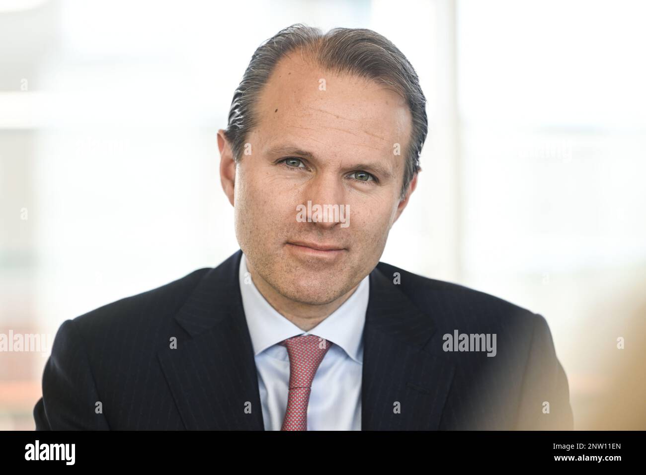 Antwerp. Belgium, 28/02/2023, Ackermans and van Haaren co-CEO, co ...
