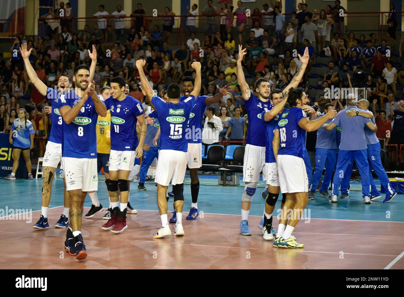 SC - Leges - 01/27/2019 - Men's Volleyball Brazil Cup Final - Ap s win ...