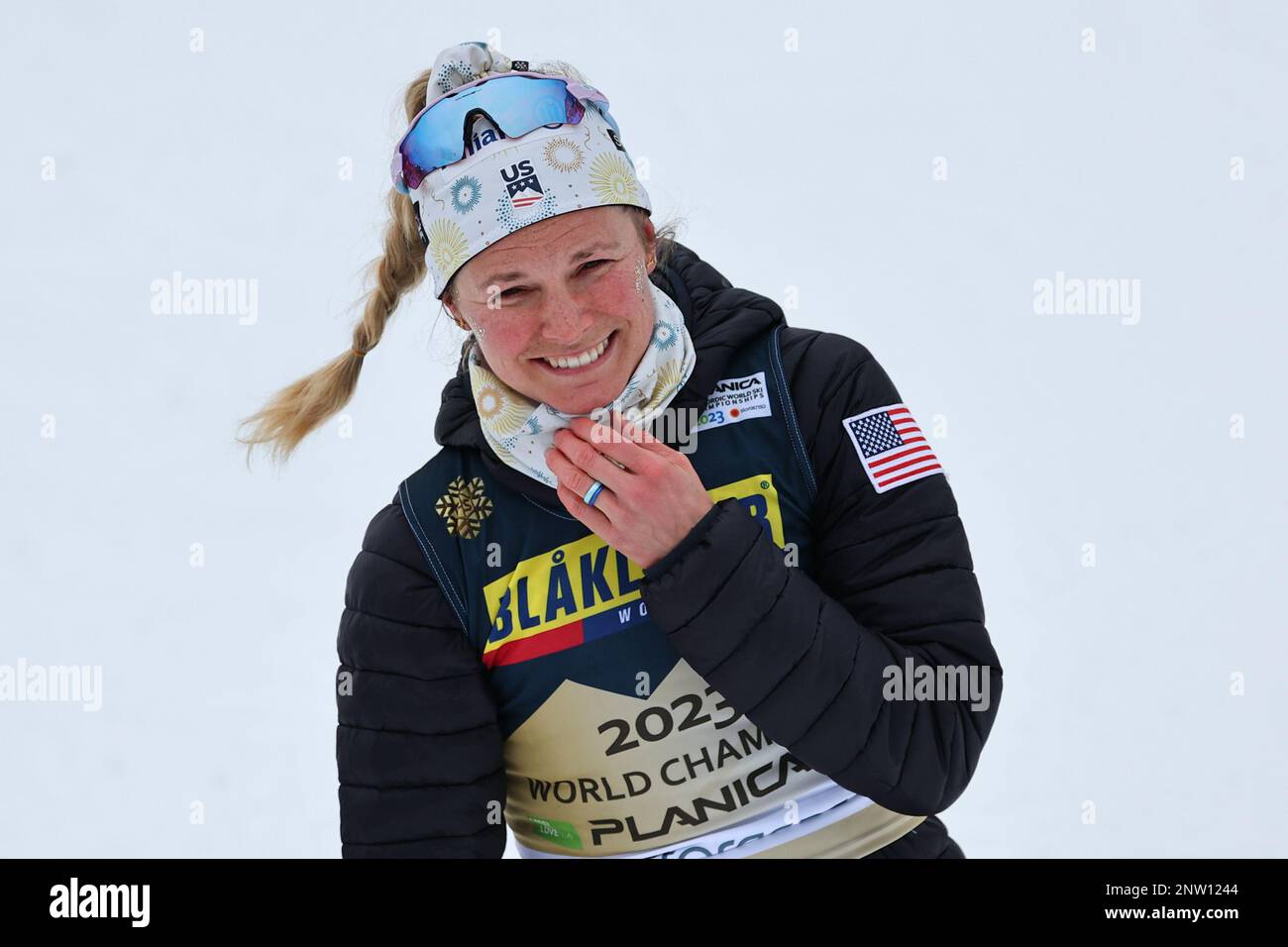 Planica, Slovenia. 28th Feb, 2023. Nordic skiing: World Championships, cross-country - 10 km ...