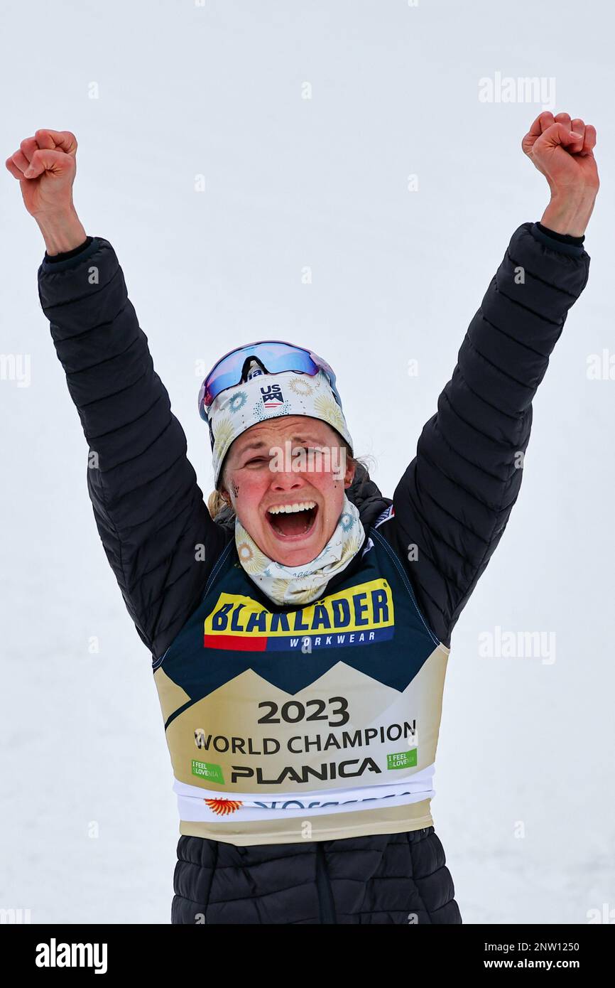 Jessie diggins world ski championship hi-res stock photography and ...