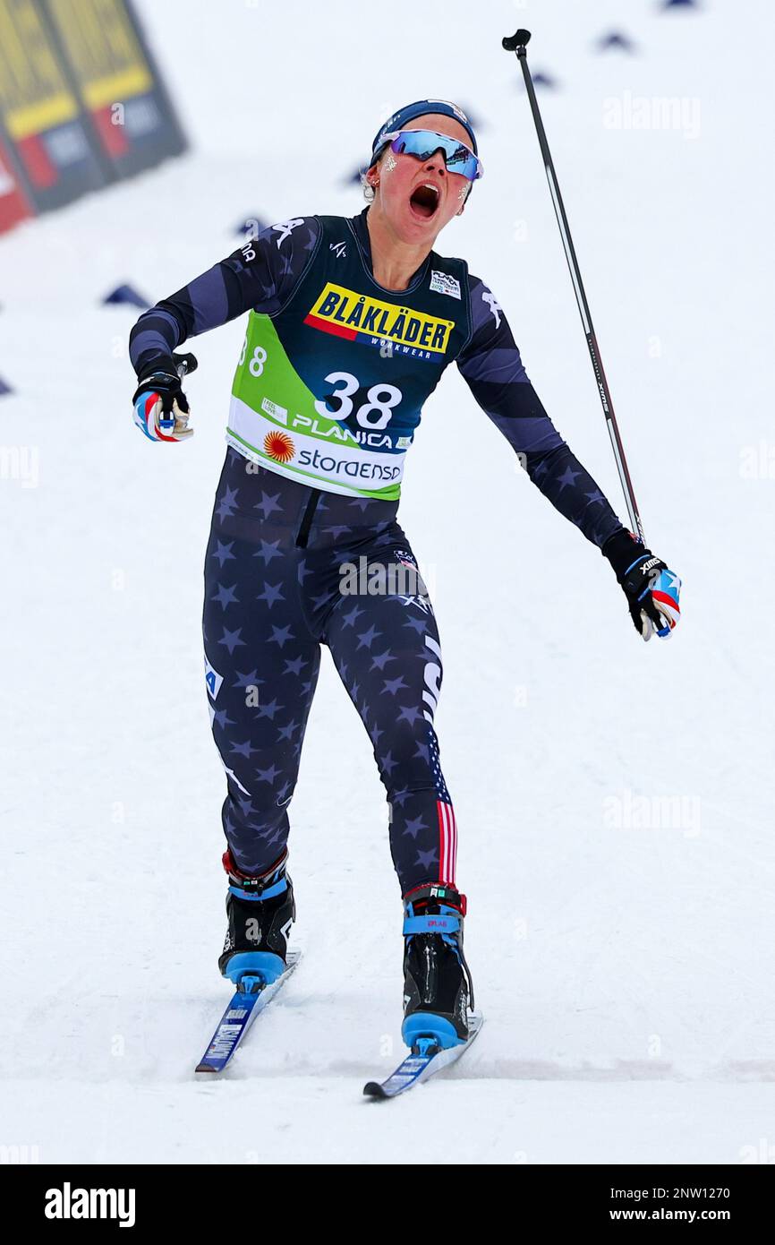Jessie diggins world ski championship hi-res stock photography and ...