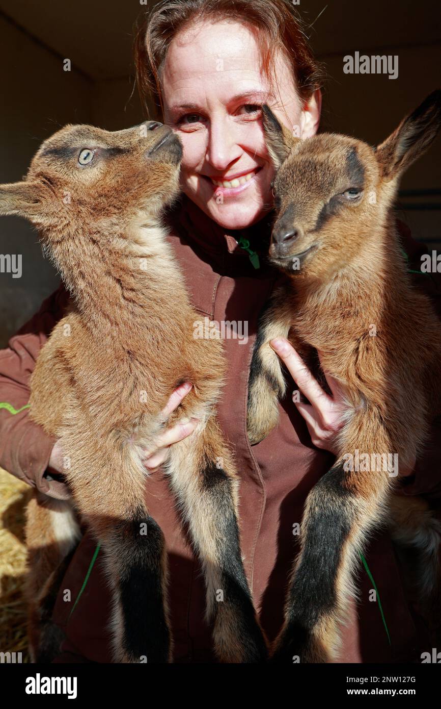 28 February 2023, Saxony-Anhalt, Tanne: Brockenbauer junior manager ...