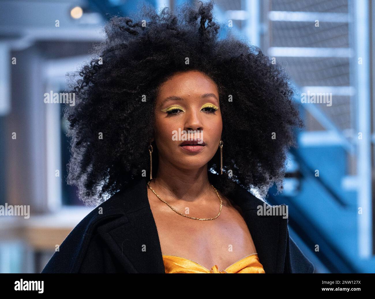 New York, United States. 27th Feb, 2023. Nabiyah Be attends as the cast ...