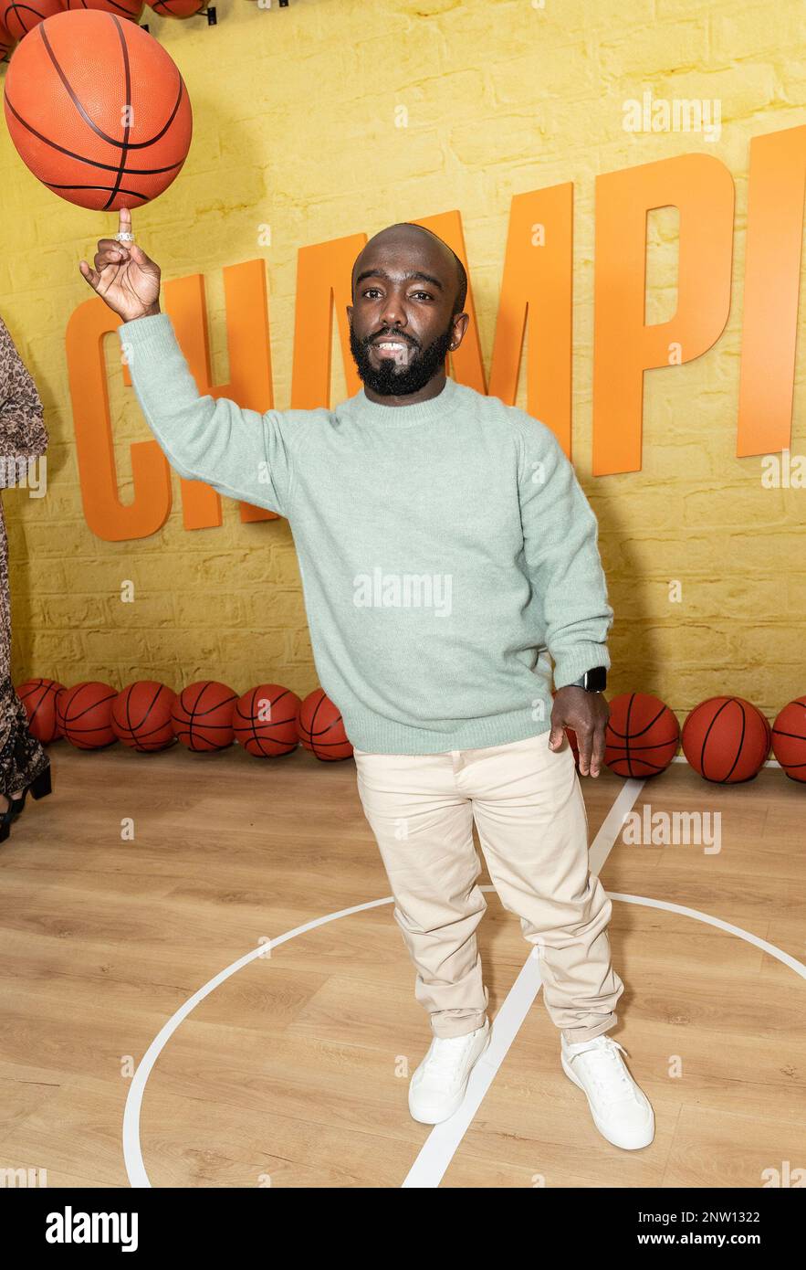 New York, United States. 28th Feb, 2023. Jahmani Swanson attends the ...