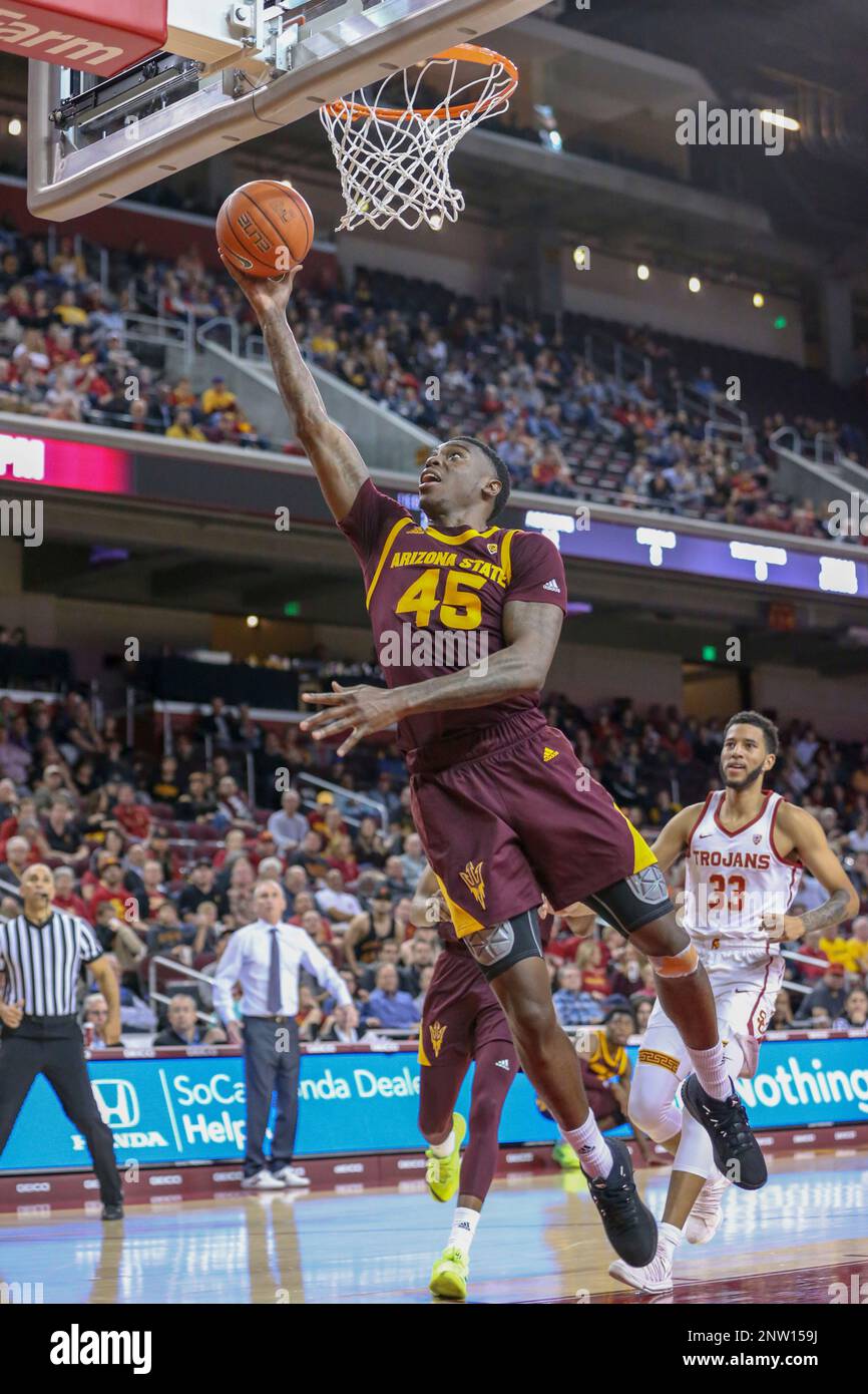 LOS ANGELES, CA - JANUARY 26: Arizona State Sun Devils forward Zylan ...