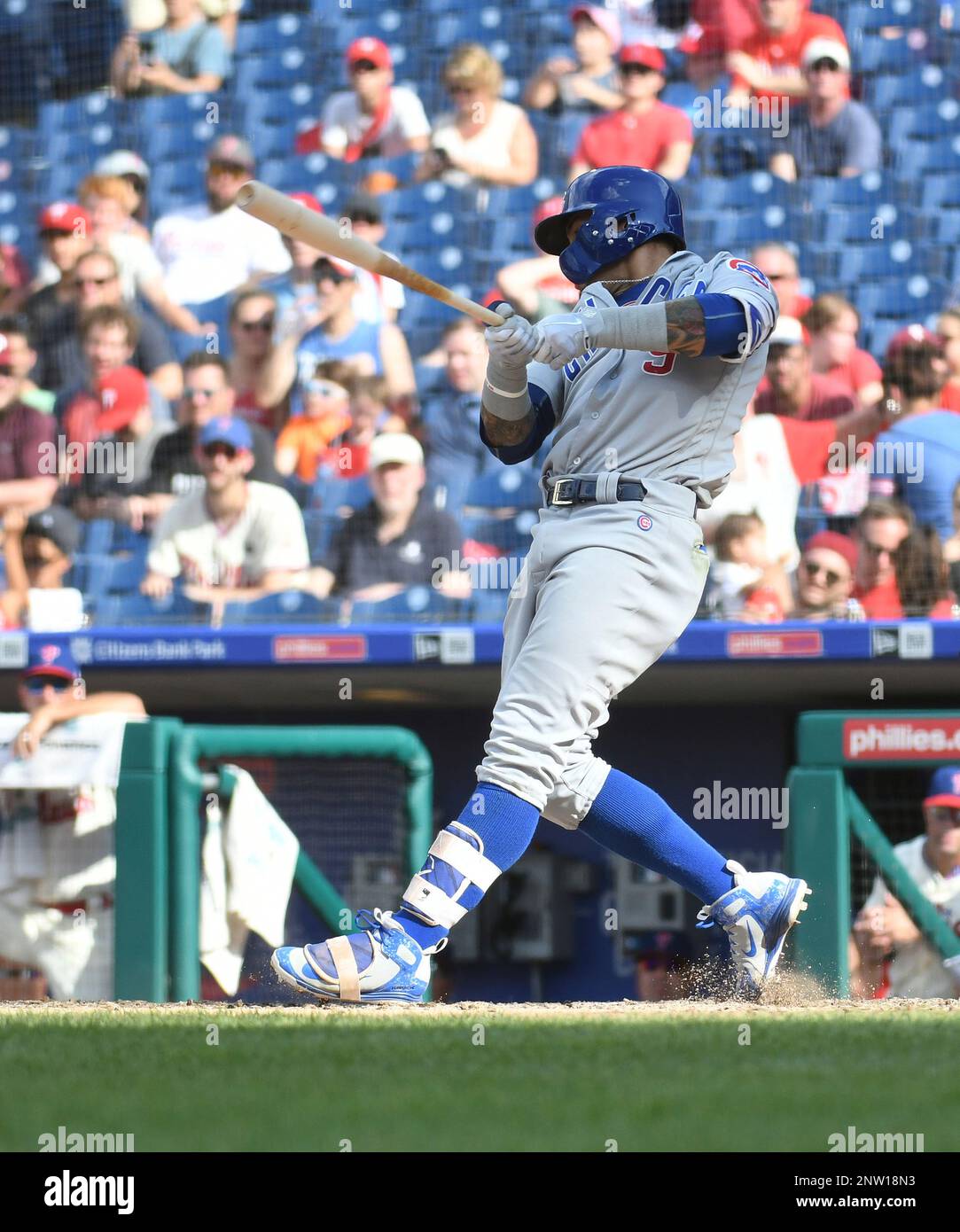 Chicago Cubs infielder Javier Baez (9) during game against the ...