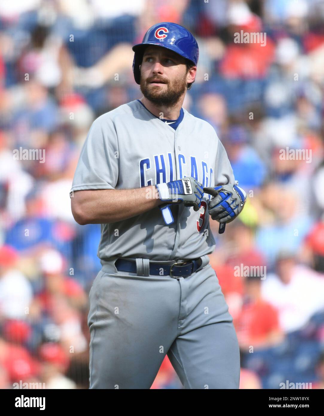 Chicago Cubs infielder Daniel Murphy (3) during game against the ...