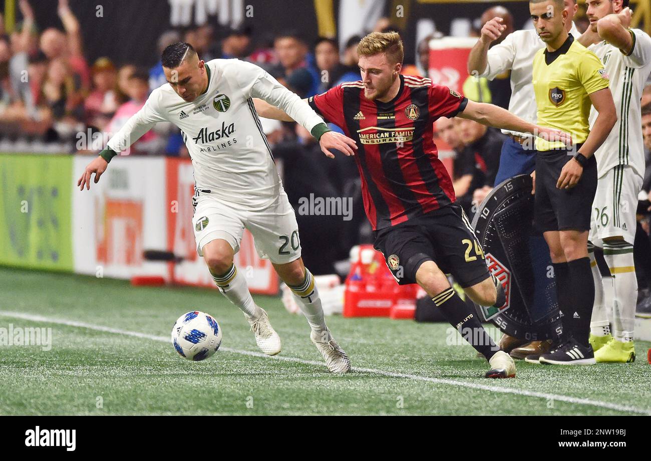 ATLANTA, GA - DECEMBER 08: Portland Timbers midfielder David Guzman (20 ...