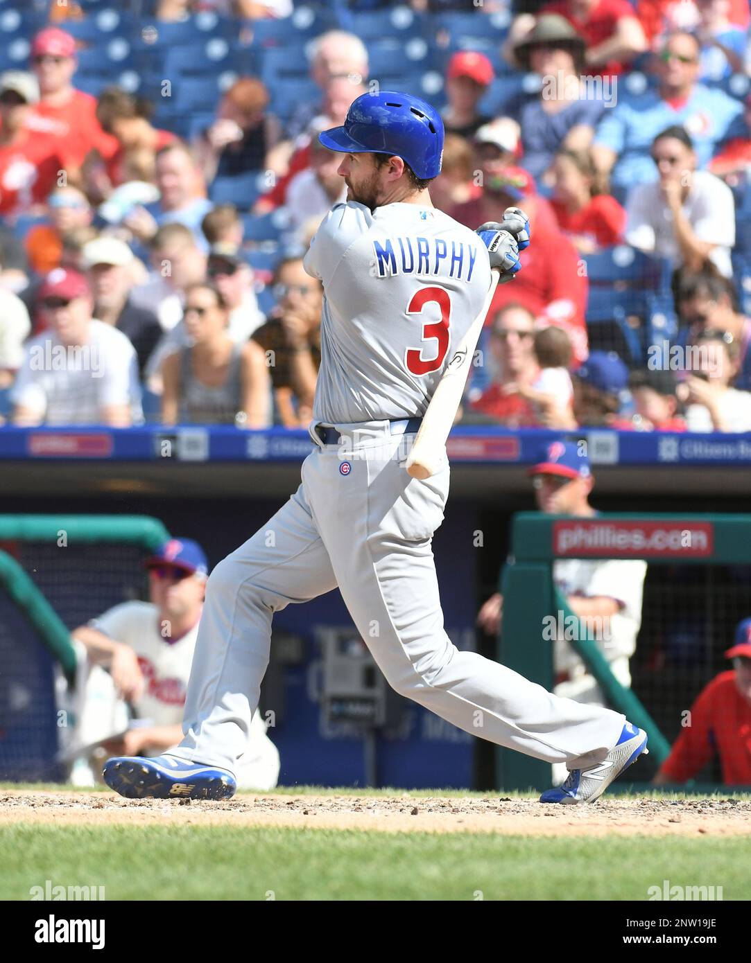 Chicago Cubs infielder Daniel Murphy (3) during game against the ...