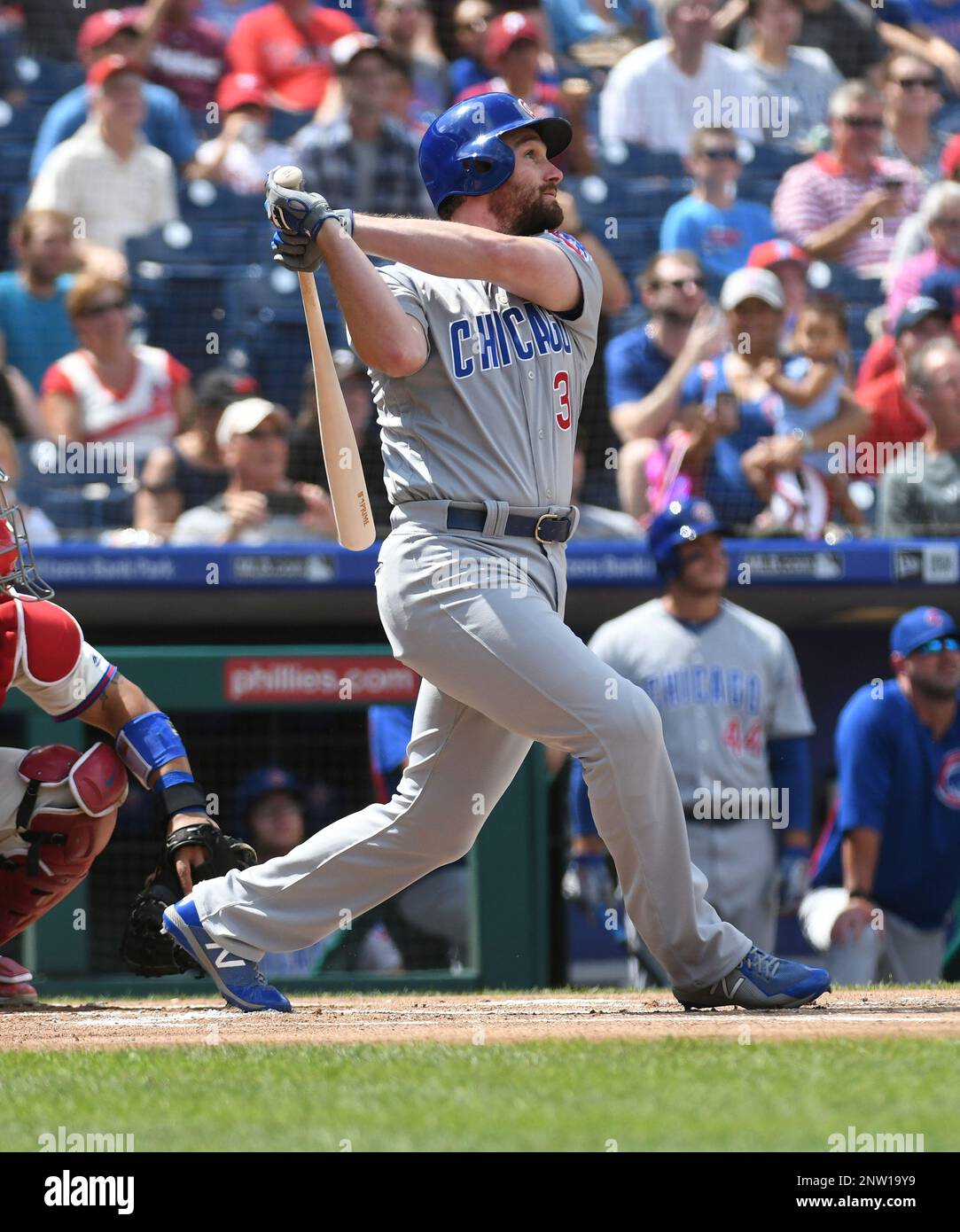 Chicago Cubs infielder Daniel Murphy (3) during game against the ...
