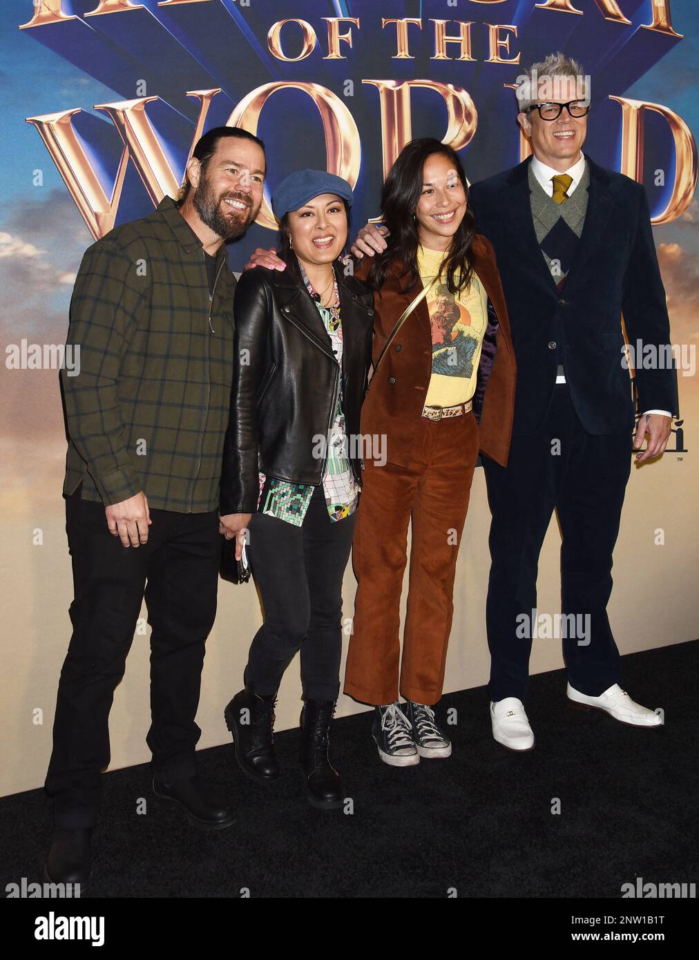 Hollywood, CA on February 27, 2023. Chris Pontius, Mae Pontius, Johnny ...