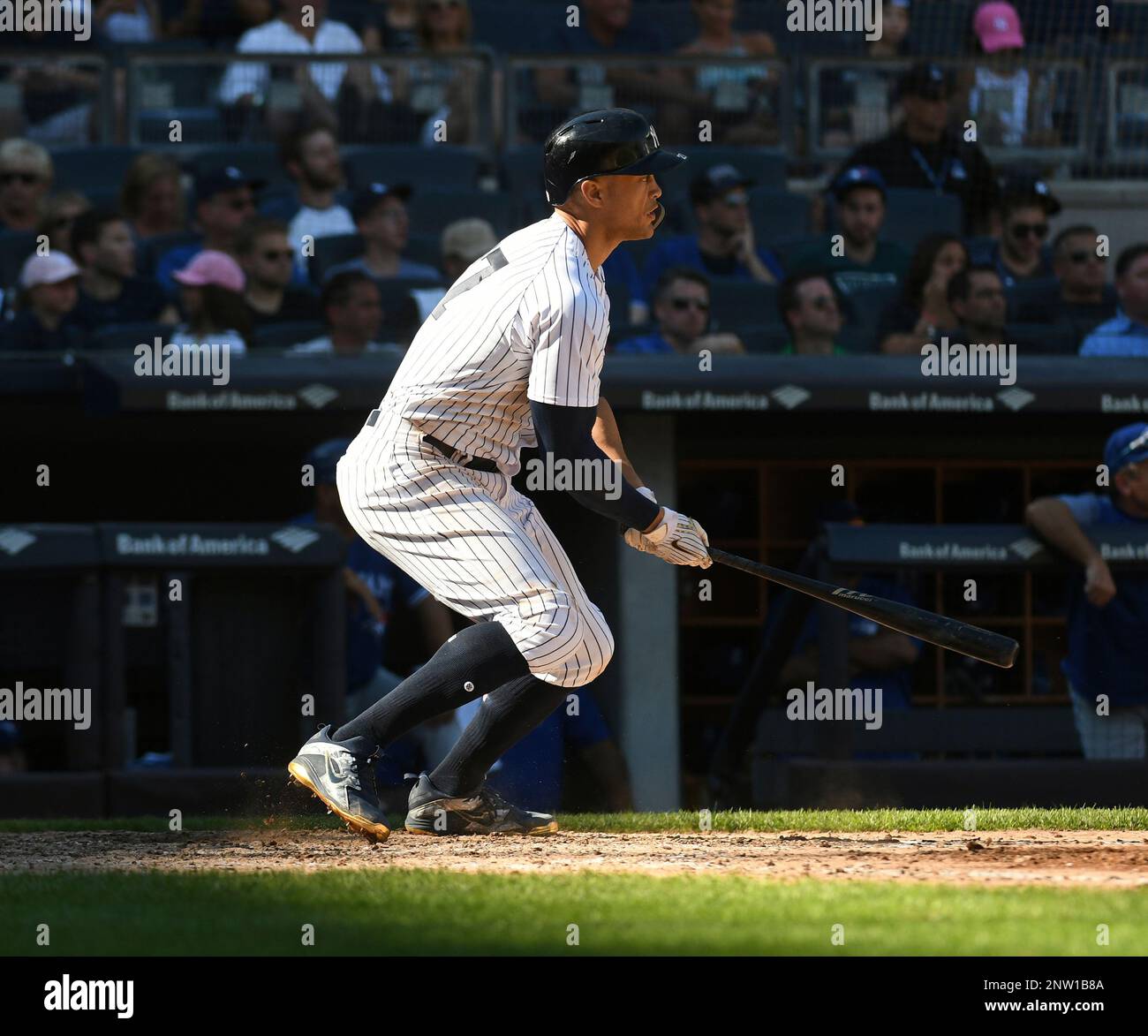 New York Yankees outfielder Giancarlo Stanton (27) during game against ...
