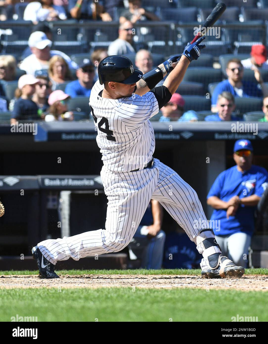 New York Yankees catcher Gary Sanchez (24) during game against the ...