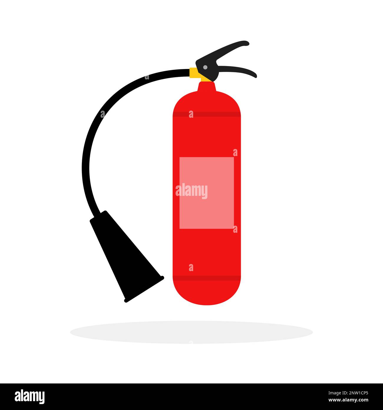 Fire extinguisher icon. Fire extinguisher red icon. Vector illustration ...