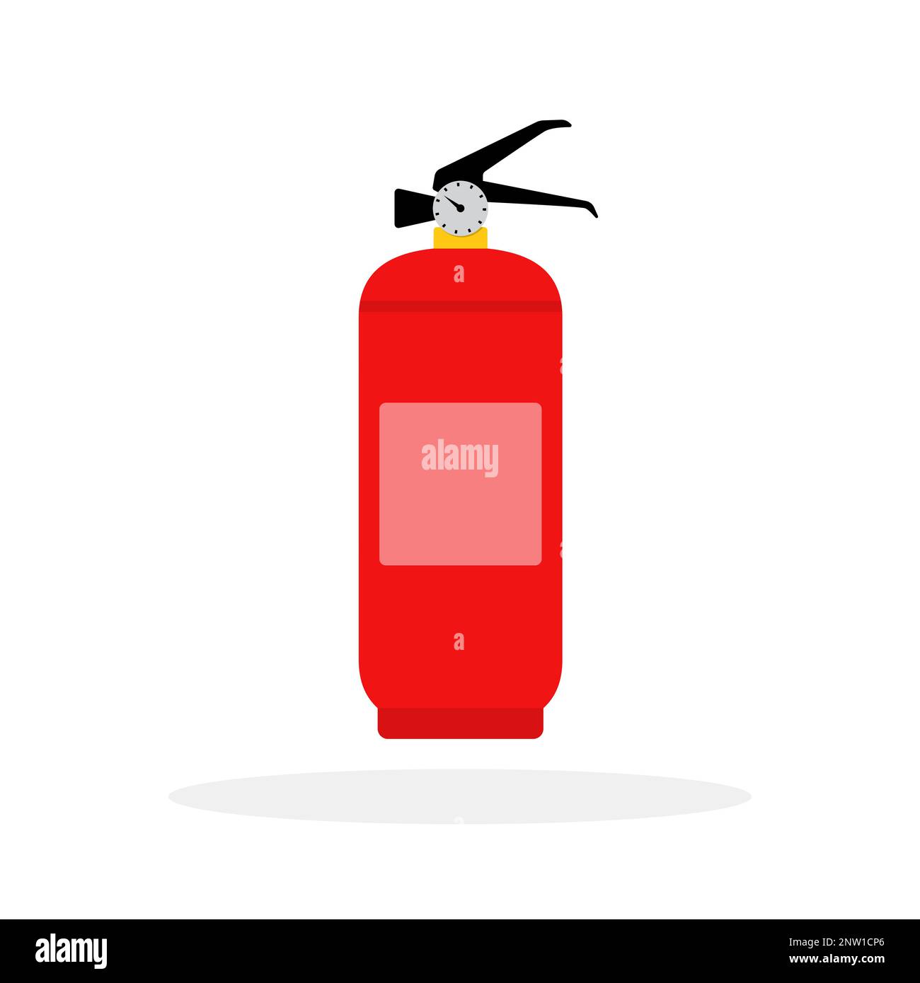 Fire extinguisher icon. Fire extinguisher red icon. Vector illustration ...