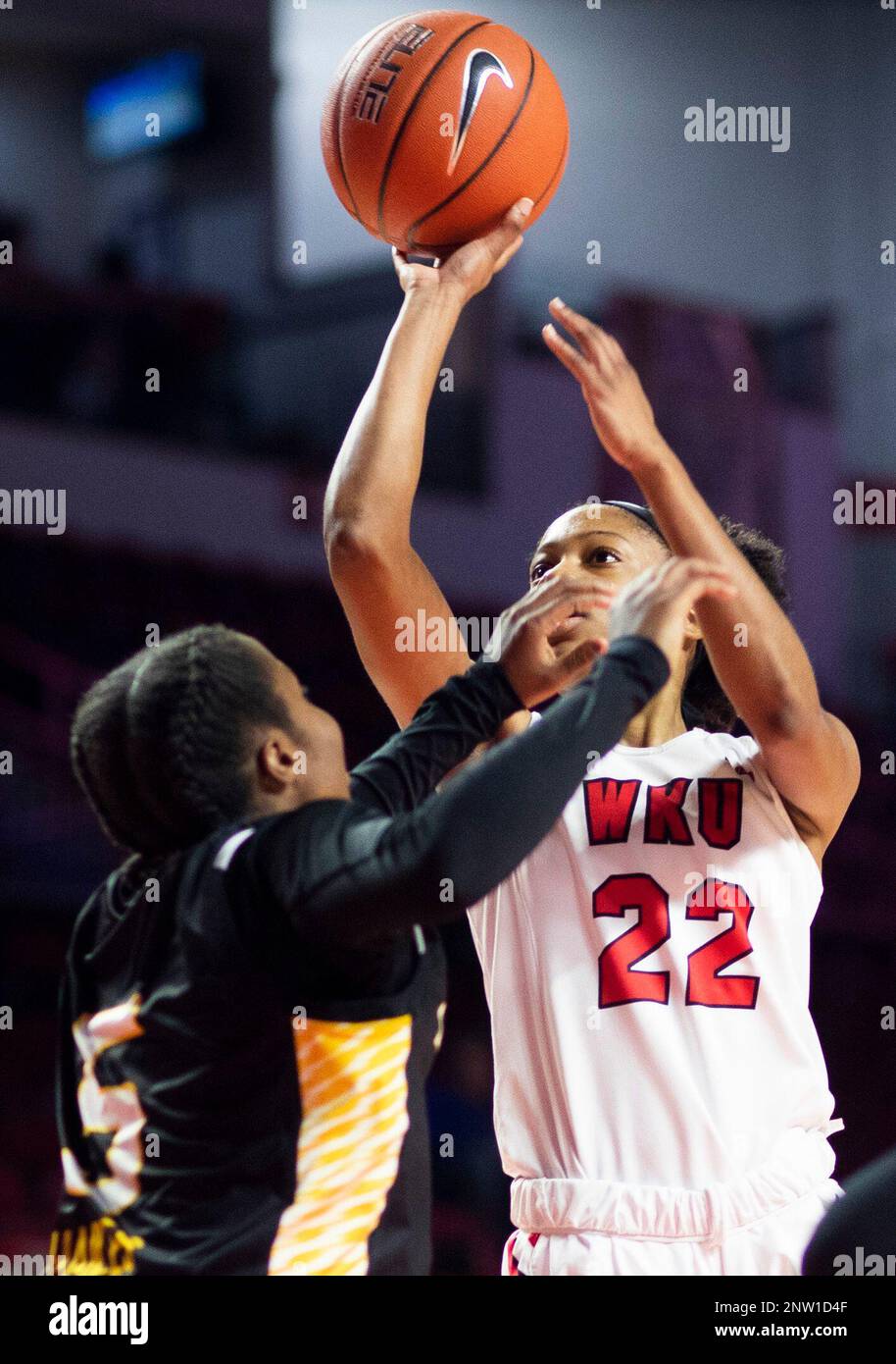 Western Kentucky Lady Toppers guard Sherry Porter (22) shoots during ...
