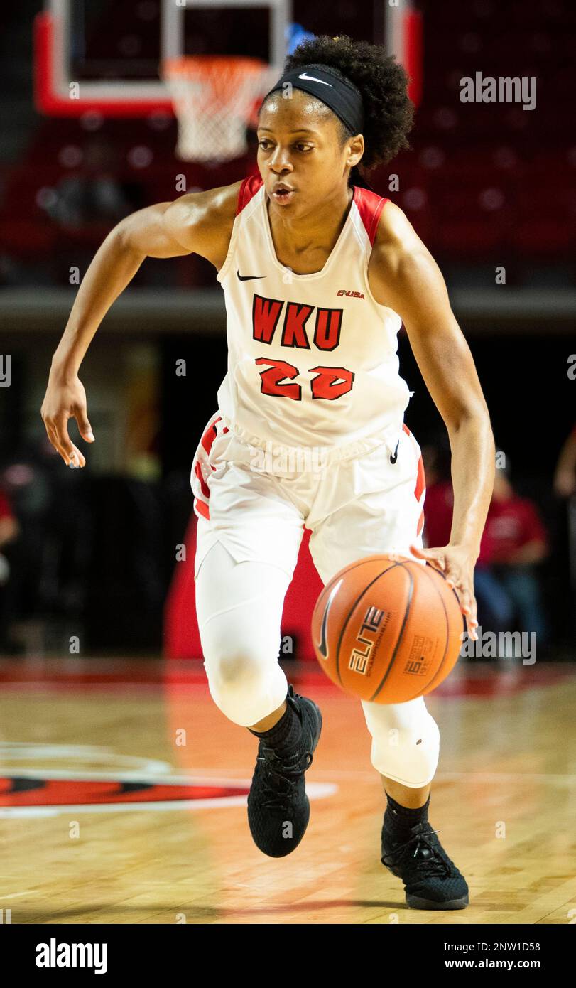 Western Kentucky Lady Toppers guard Sherry Porter (22) brings the ball ...