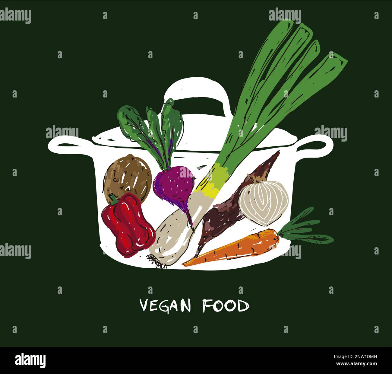 Bowl potato soup Stock Vector Images - Alamy