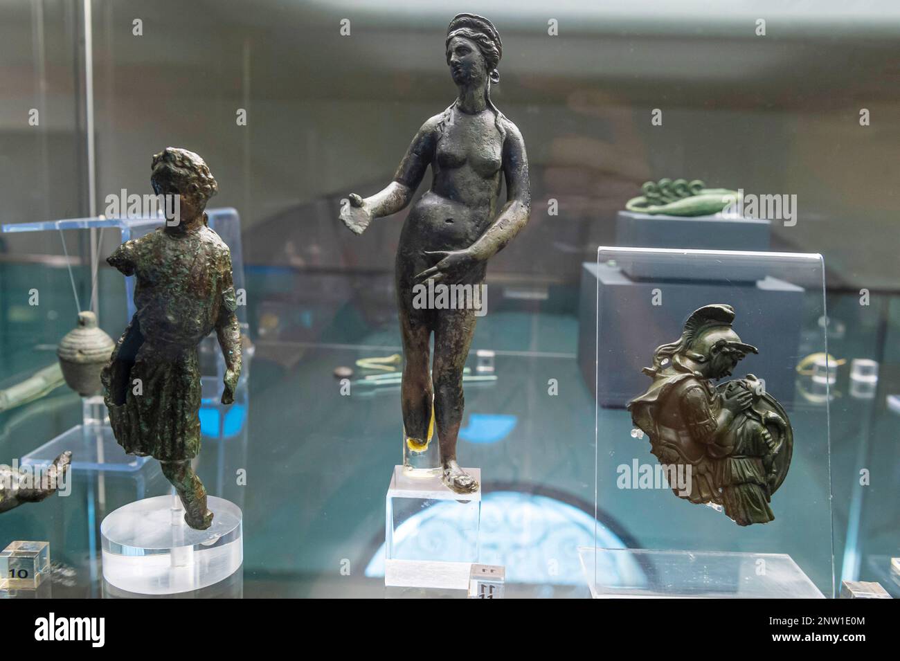 national archeologic museum: bronze little statues, i-ii century ad ...