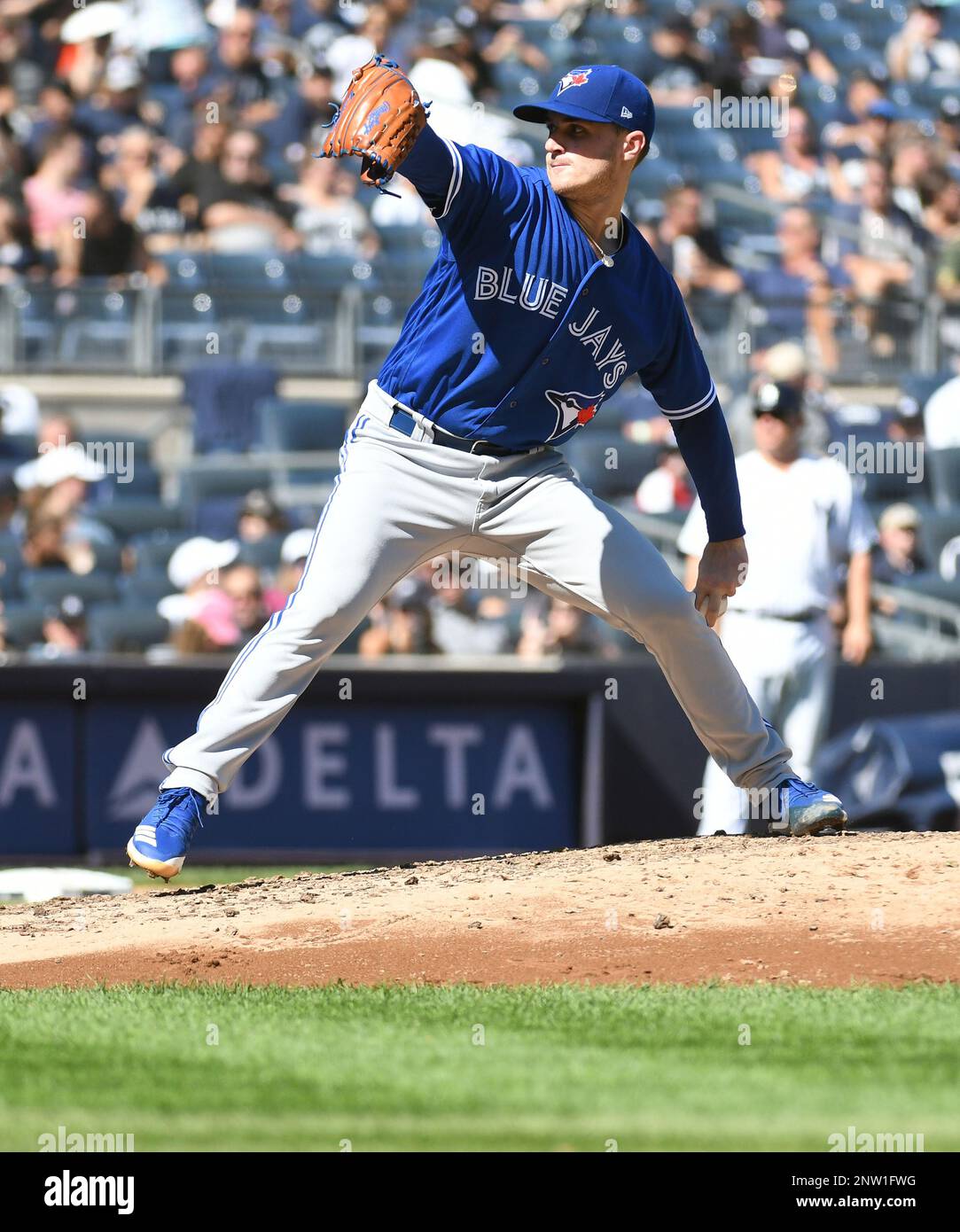 Toronto Blue Jays pitcher Thomas Pannone (45) during game against the ...