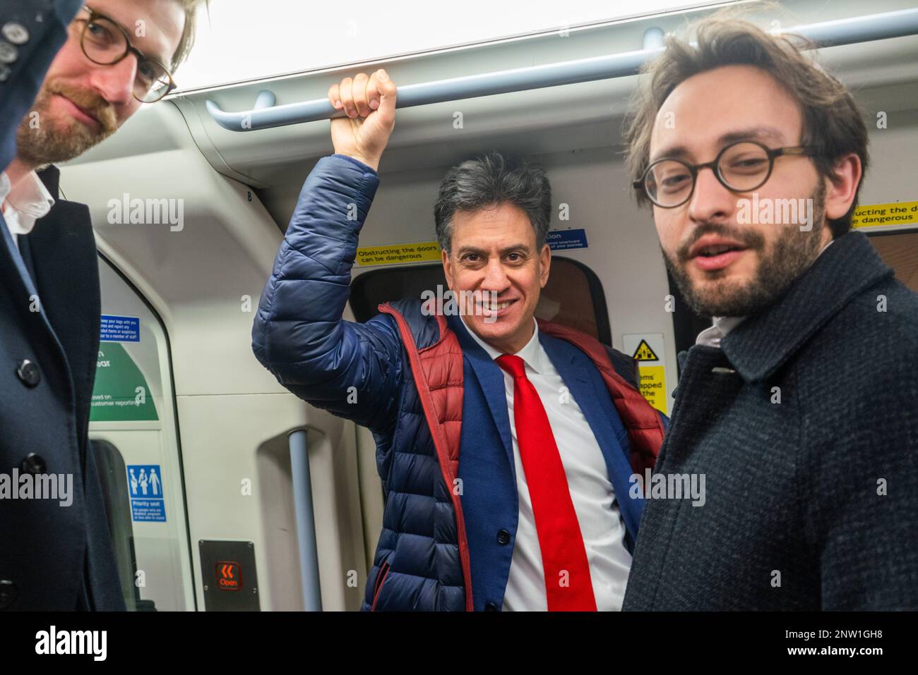 London, UK. 28February 2023. Ed Miliband, Shadow Secretary of State for ...