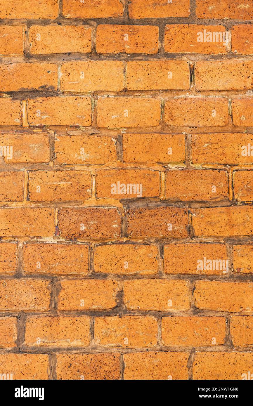 Texture of worn rustic brick wall surface as background Stock Photo - Alamy