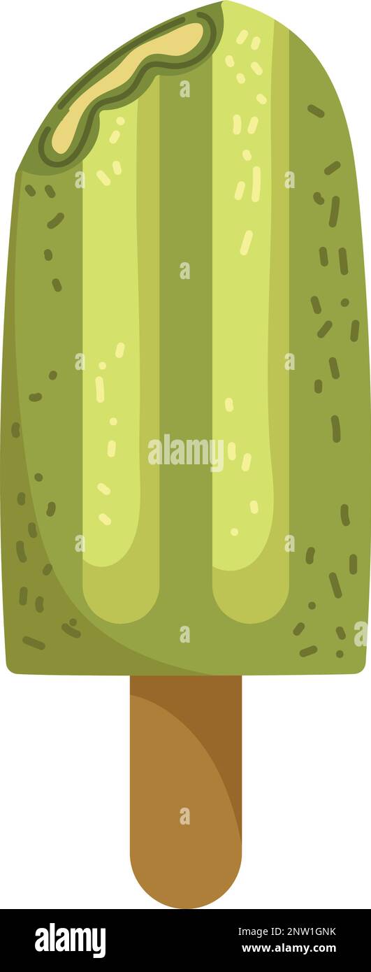 matcha ice cream Stock Vector Image & Art - Alamy