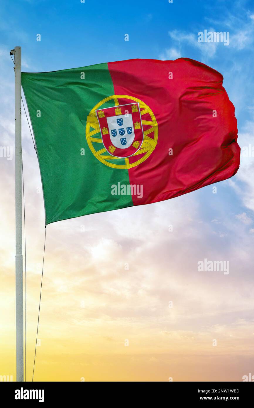 Flag of Portugal Stock Photo - Alamy