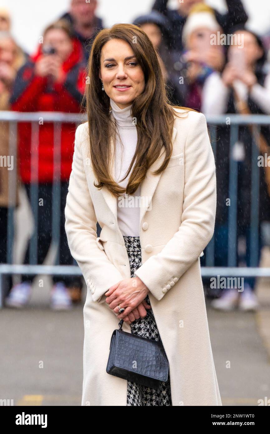 Port Talbot, UK - 28 Feb 2023, Prince William of Wales and Catherine ...