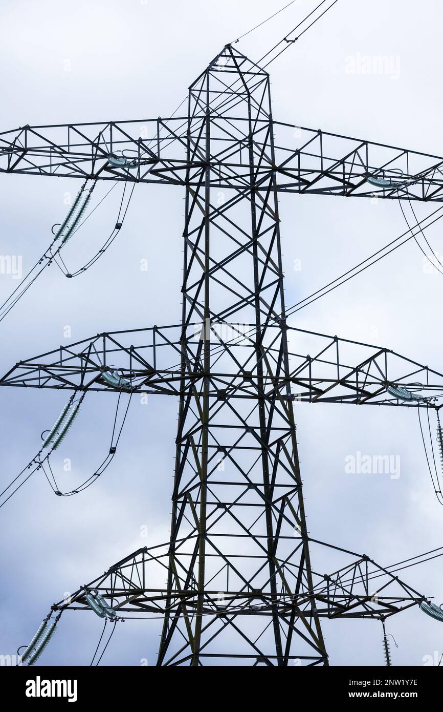 Electricity pylon design hi-res stock photography and images - Alamy