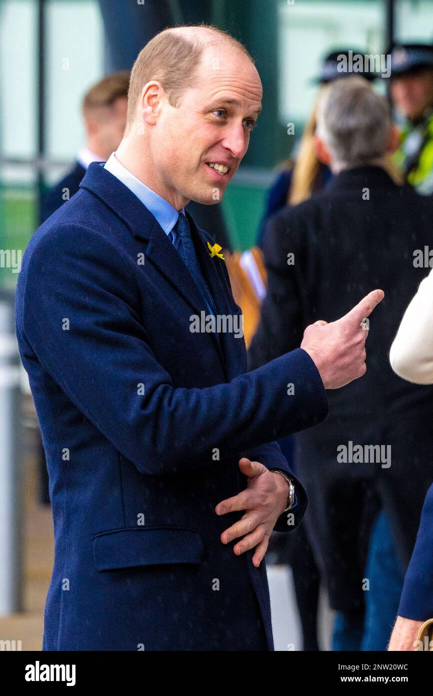 Port Talbot, UK - 28 Feb 2023, Prince William of Wales and Catherine ...