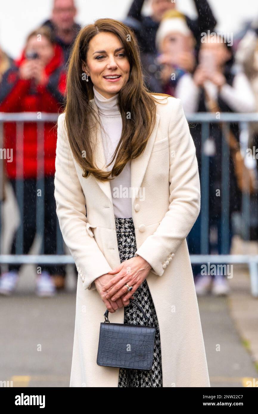 Port Talbot, UK - 28 Feb 2023, Prince William of Wales and Catherine ...