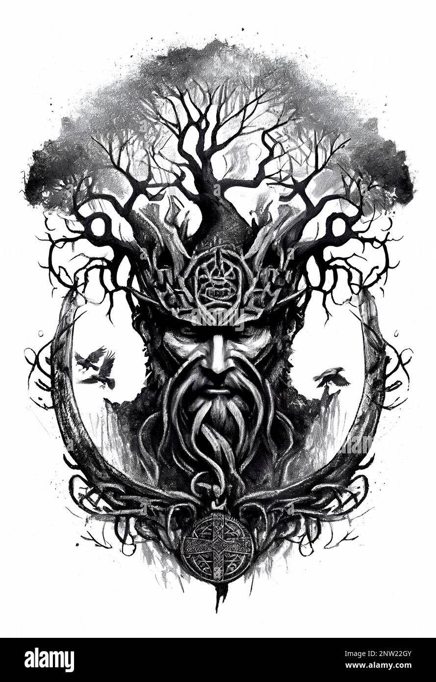 Norse mythology yggdrasil hi-res stock photography and images - Alamy