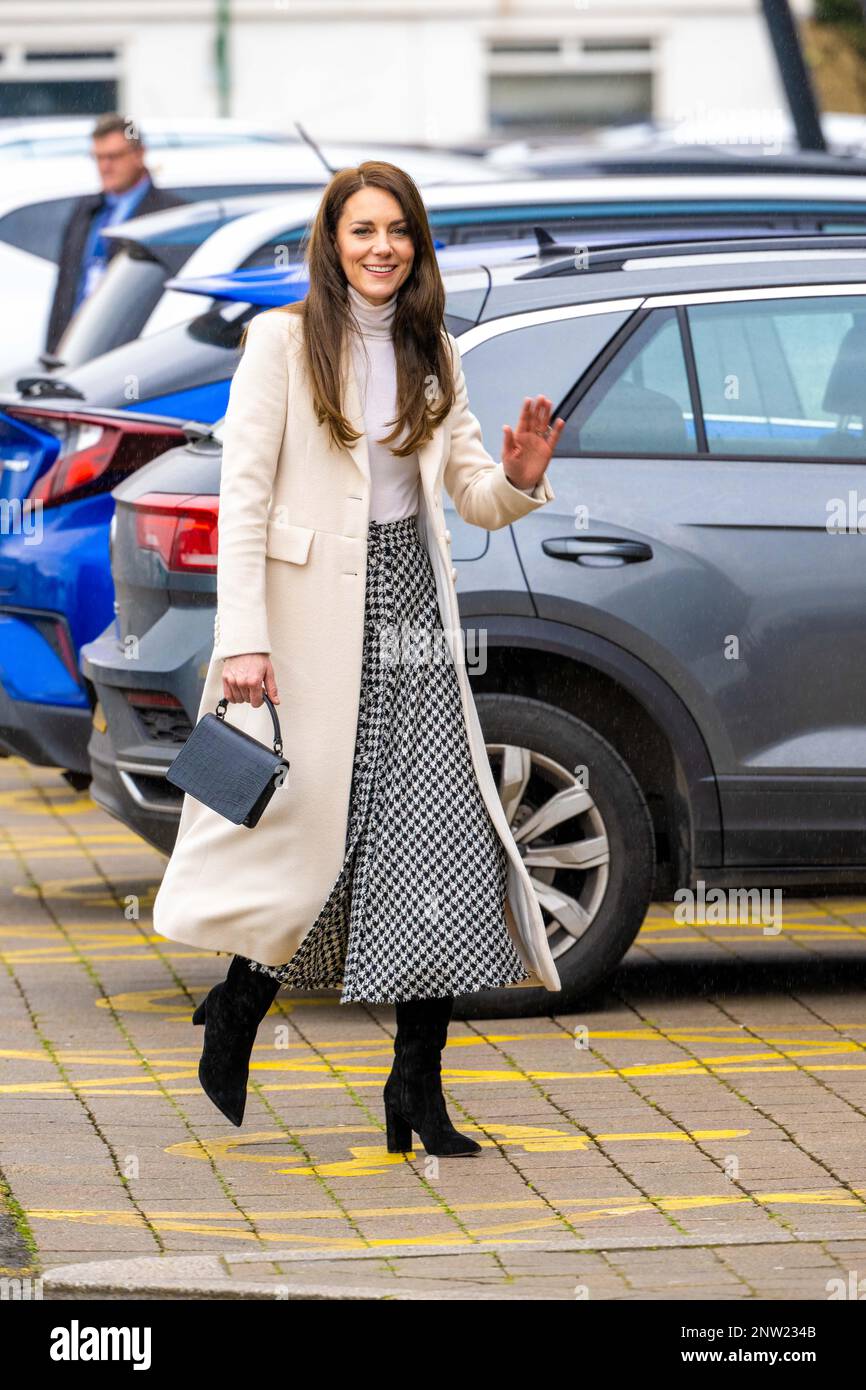 Port Talbot, UK - 28 Feb 2023, Prince William of Wales and Catherine ...