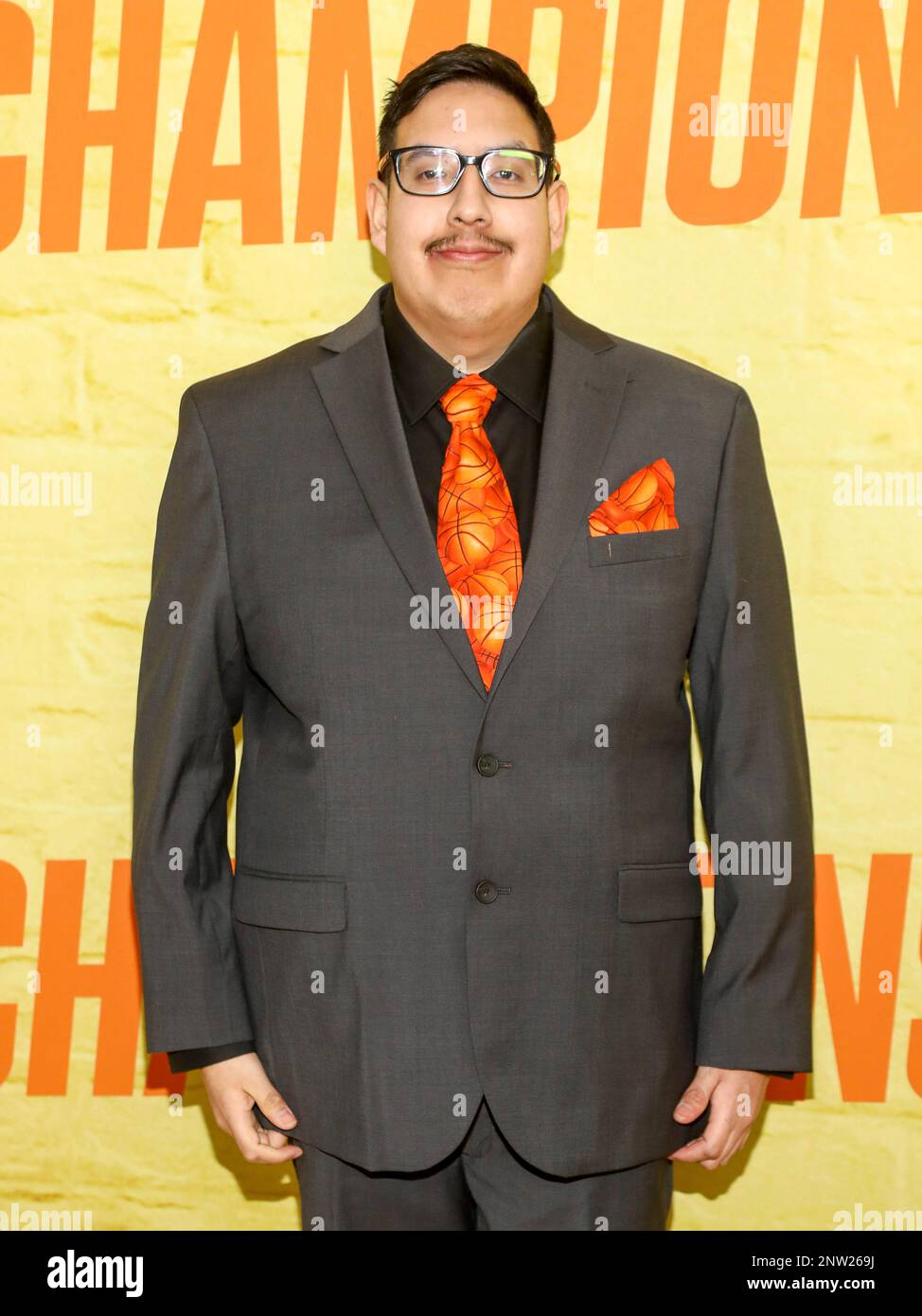 Actor Tom Sinclair attends the premiere of Focus Features' "Champions ...