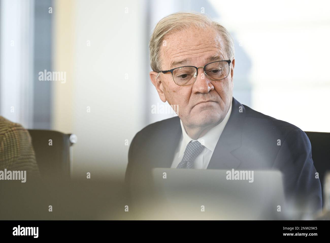 Antwerp. Belgium, 28/02/2023, Ackermans and van Haaren Chairman Baron ...