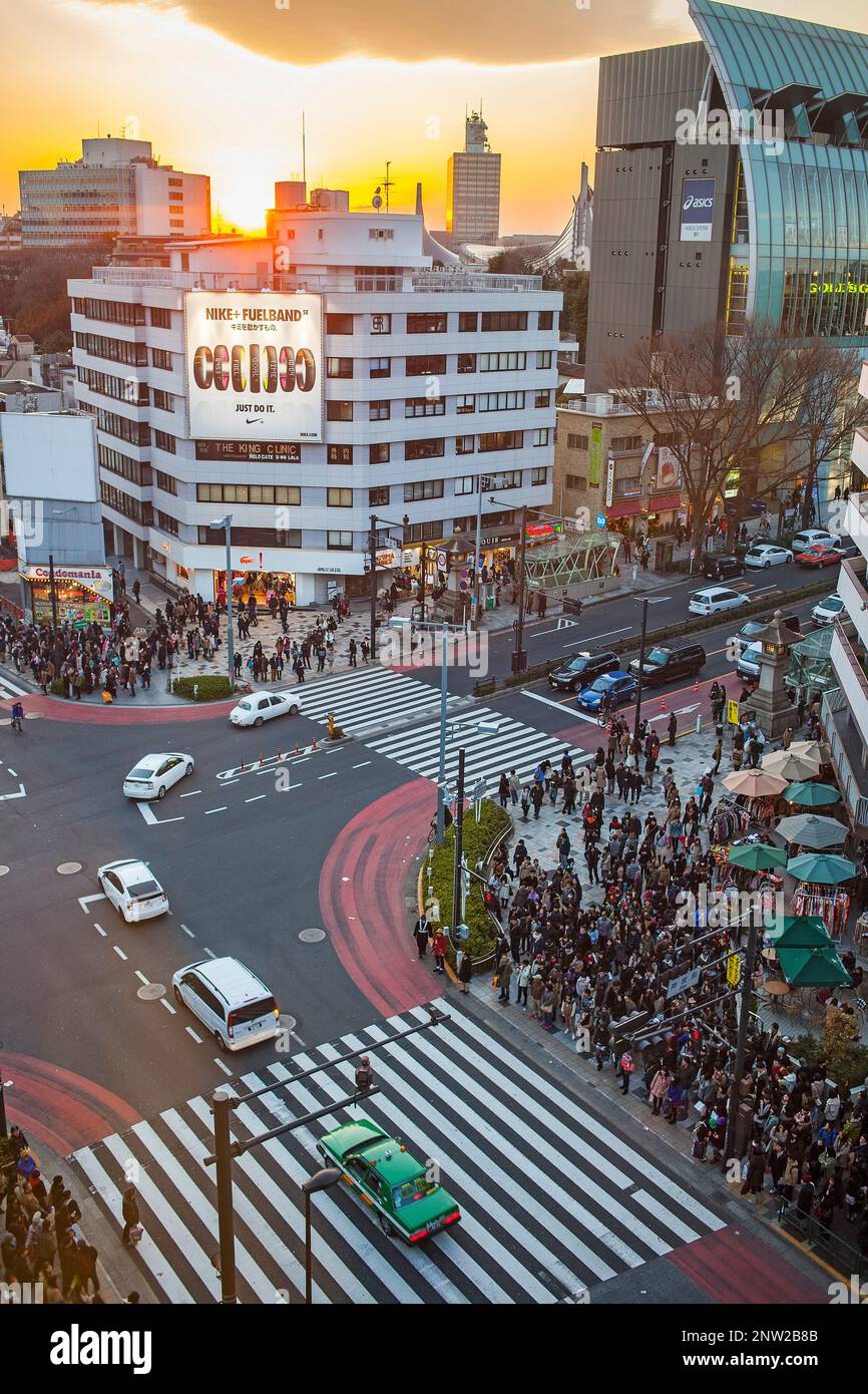 Omotesando street, Tokyo, Japan Stock Photo - Alamy