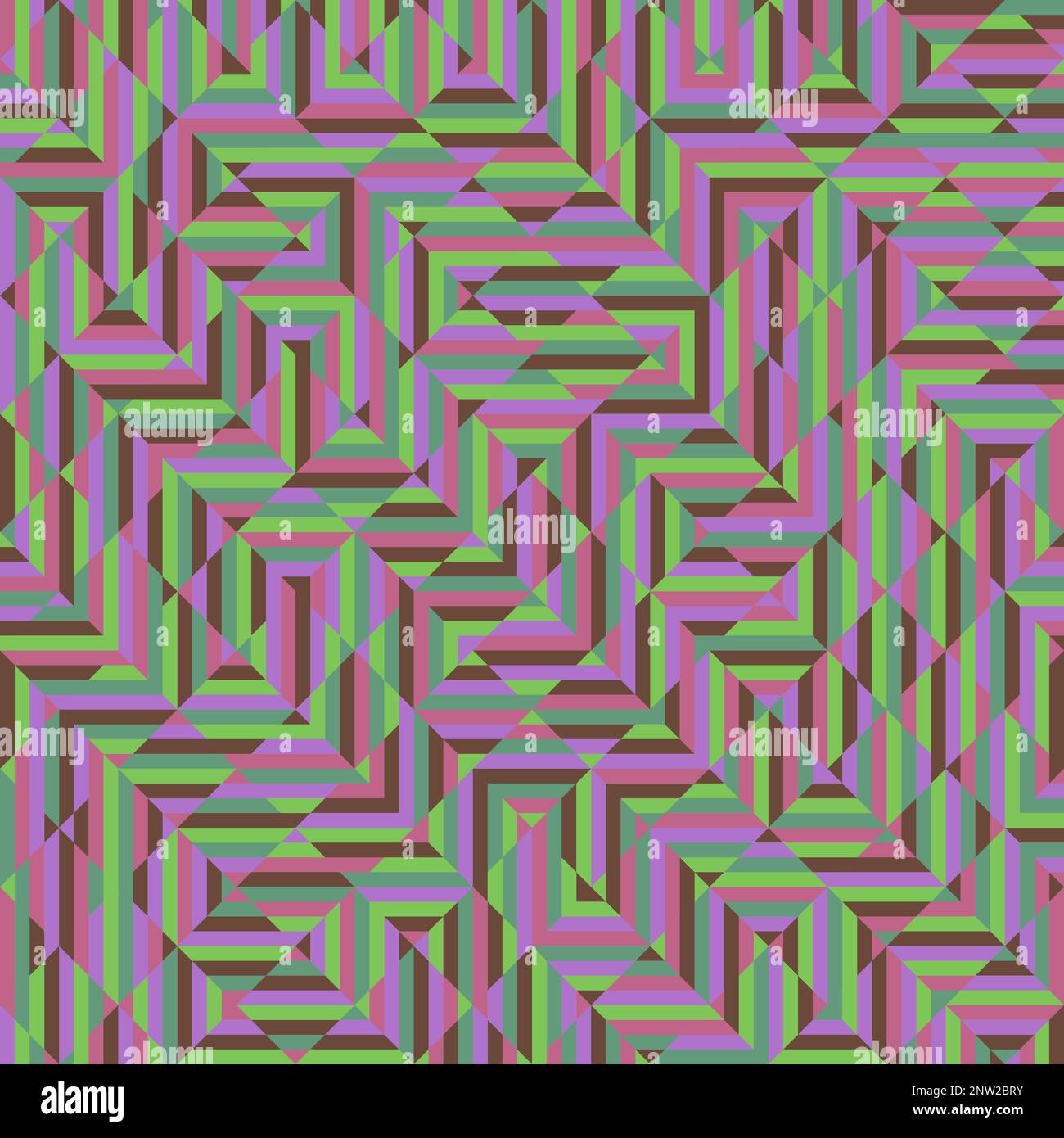 Colorised Rhombuses tiles tessellation pattern illustration Stock ...