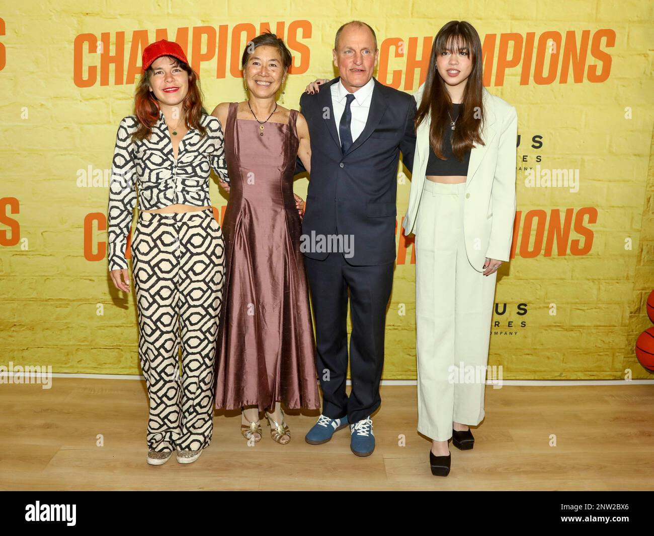 Actor Woody Harrelson attends the premiere of Focus Features ...
