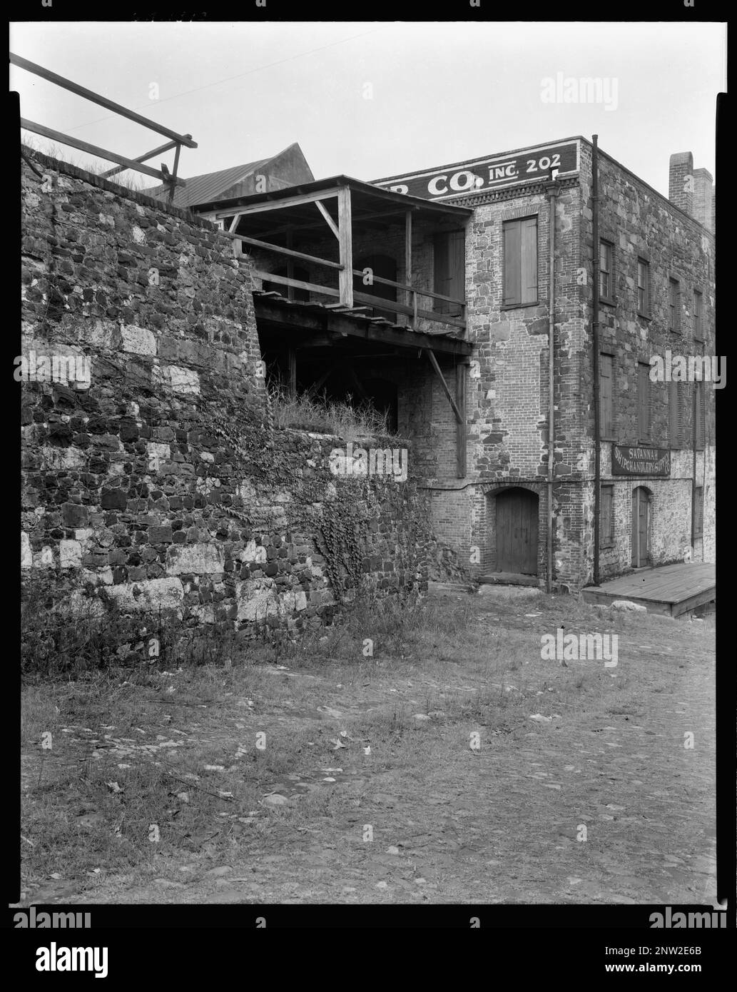 Bridges to Ware Houses, River Front, Savannah, Chatham County, Georgia ...