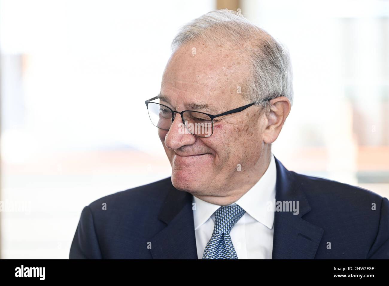 Antwerp. Belgium, 28/02/2023, Ackermans and van Haaren Chairman Baron ...