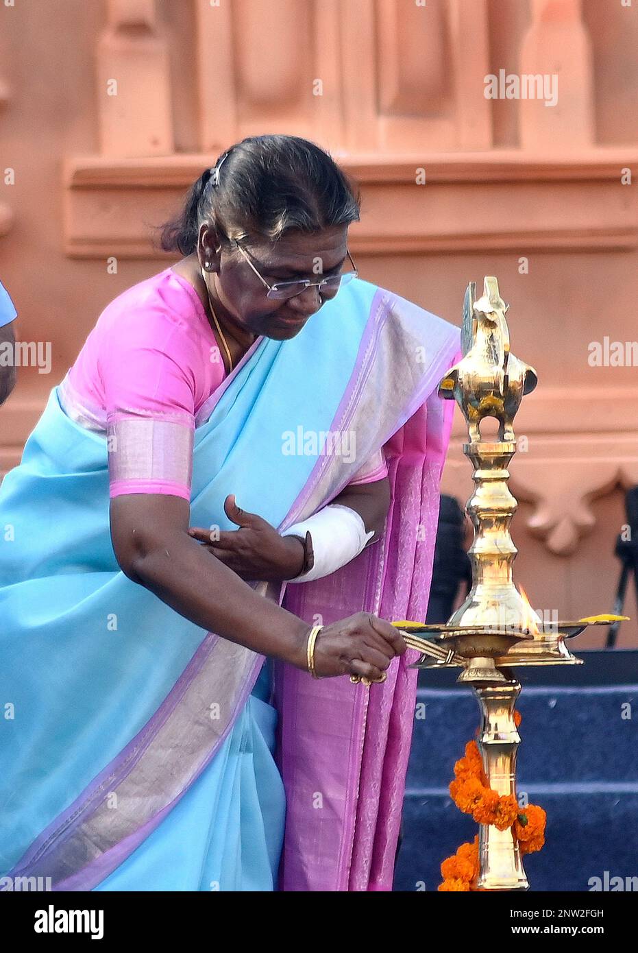 Bikaner, Rajasthan, India. 27th Feb, 2023. President of India Droupadi ...