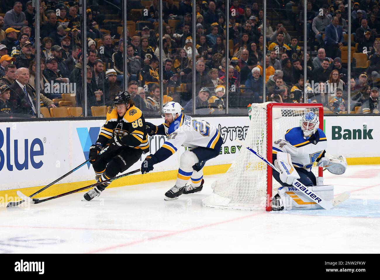 January 17, 2019; Boston, MA, USA; Boston Bruins right wing David ...