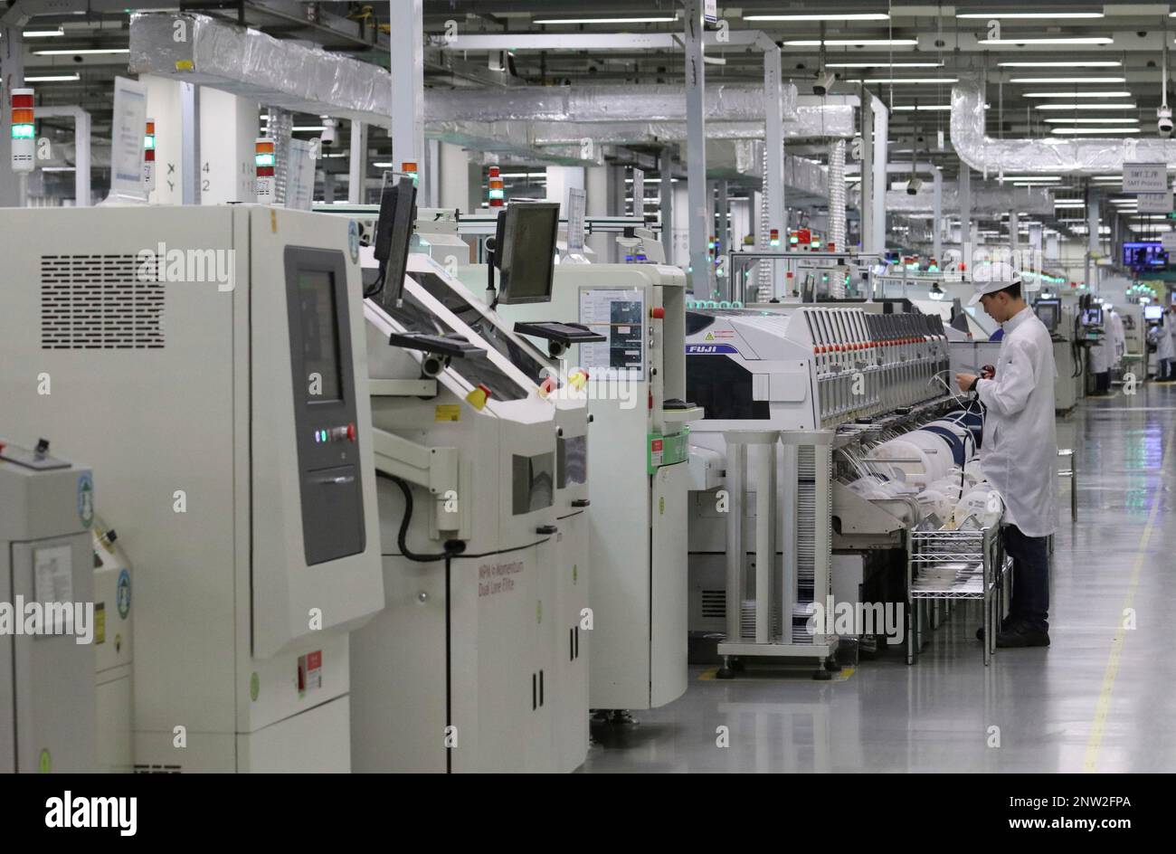 The Huawei Manufacturing Facility is pictured in Songshan Lake ...